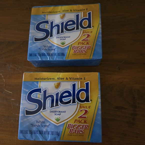 Shield | Bath & Body | New Lot Of 2 Packages Shield Deodorant Soap 4 ...